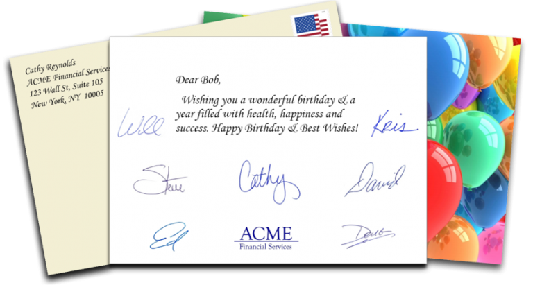 Advisor Birthday Cards – The Premiere Birthday Card Mailing Service for ...